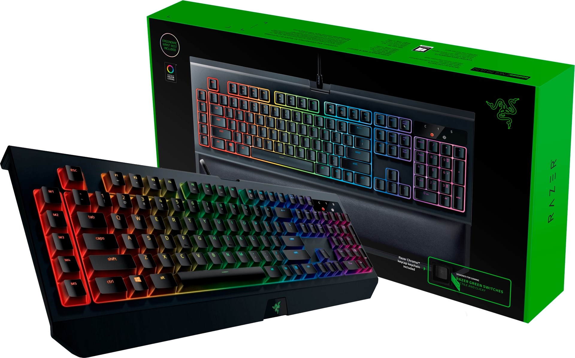 Razer BlackWidow Chroma v2 Green Switch (Nordic) - Razer BlackWidow ...