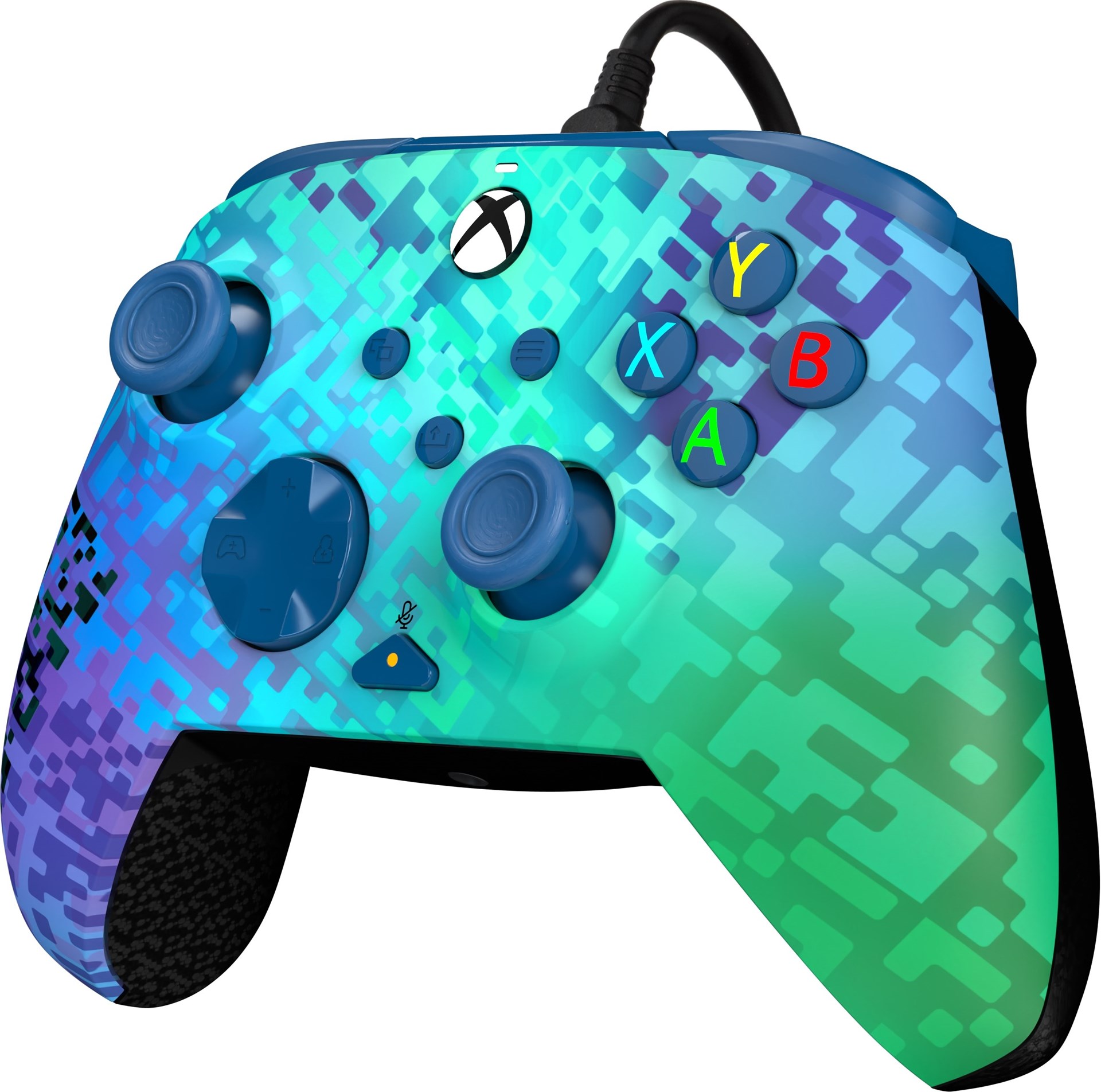 PDP Rematch Wired Controller - Glitch Green | NetOnNet