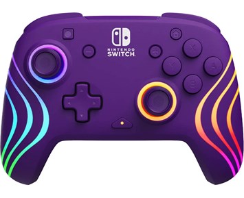 PDP Afterglow Wave Wireless Controller - Purple | NetOnNet