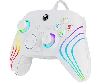 PDP Afterglow Wave Wired Controller - White | NetOnNet