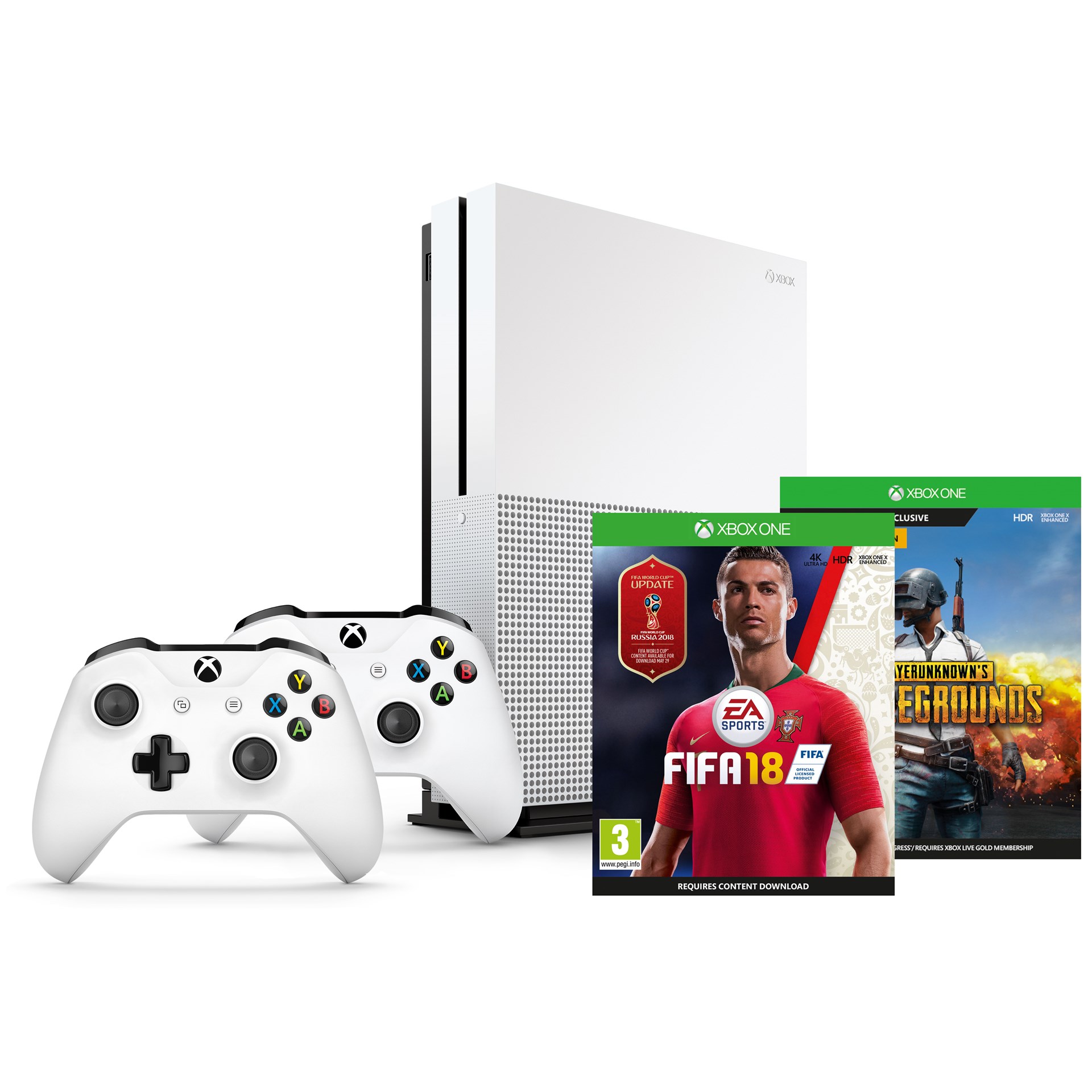 Xbox One S 1TB + Wireless Controller + FIFA 18... | NetOnNet