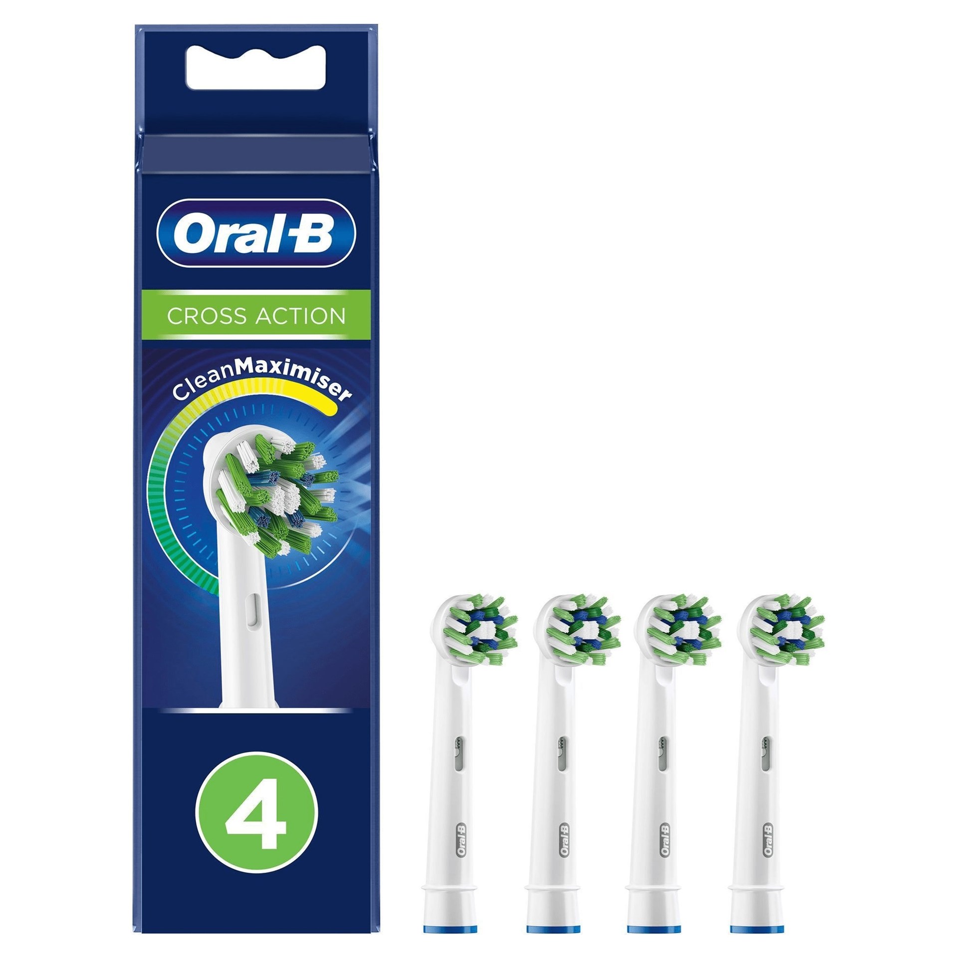 Oral B Crossaction 4ct Tandborsthuvud Crossaction 4 Pack