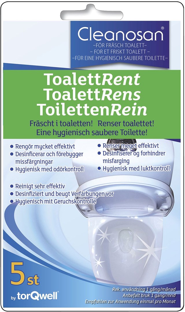 Cleanosan Cleaning tablet for Toilet seats 5pcs | NetOnNet