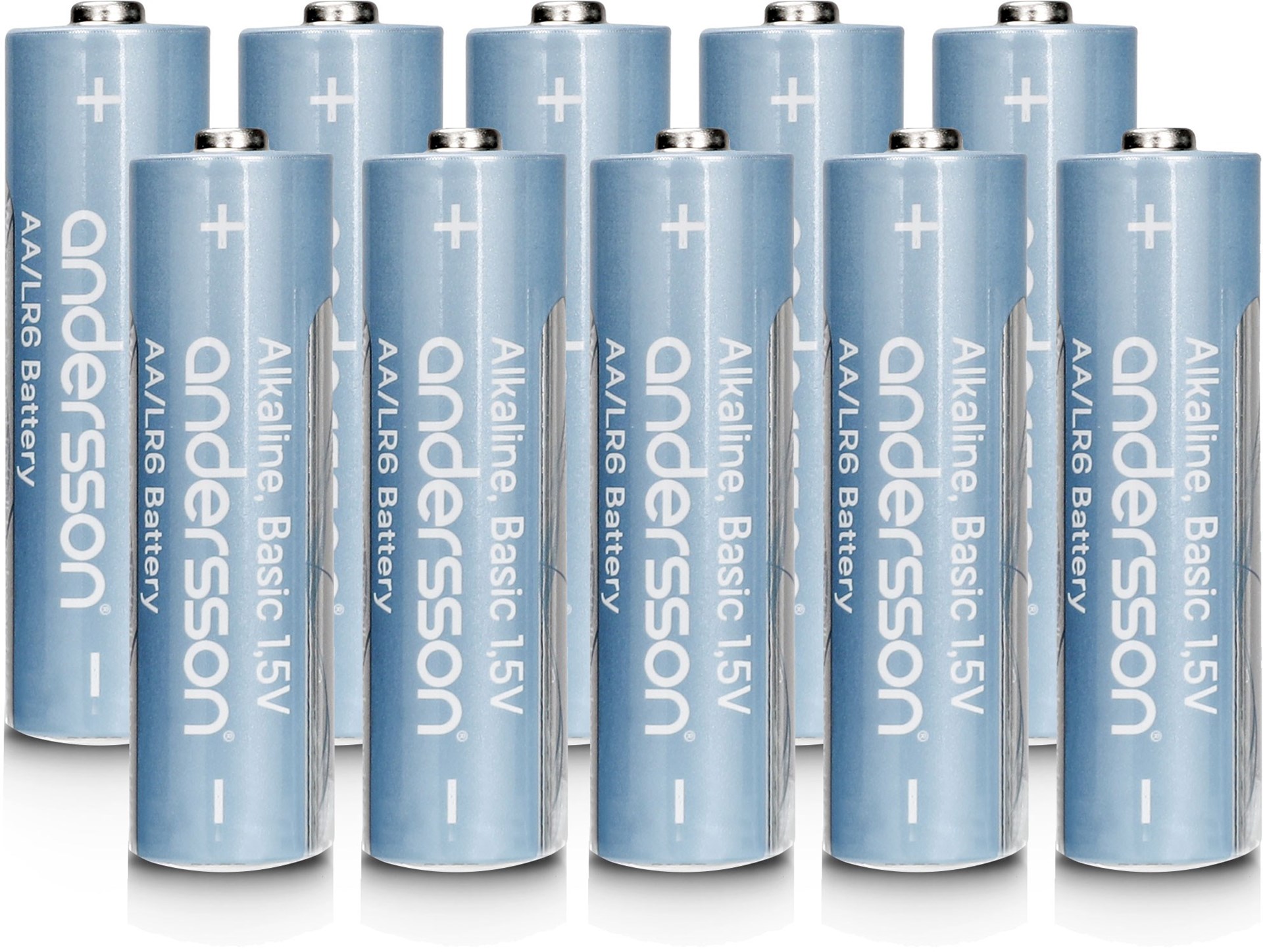 Andersson 10-pack alkaliska AA-batterier | NetOnNet