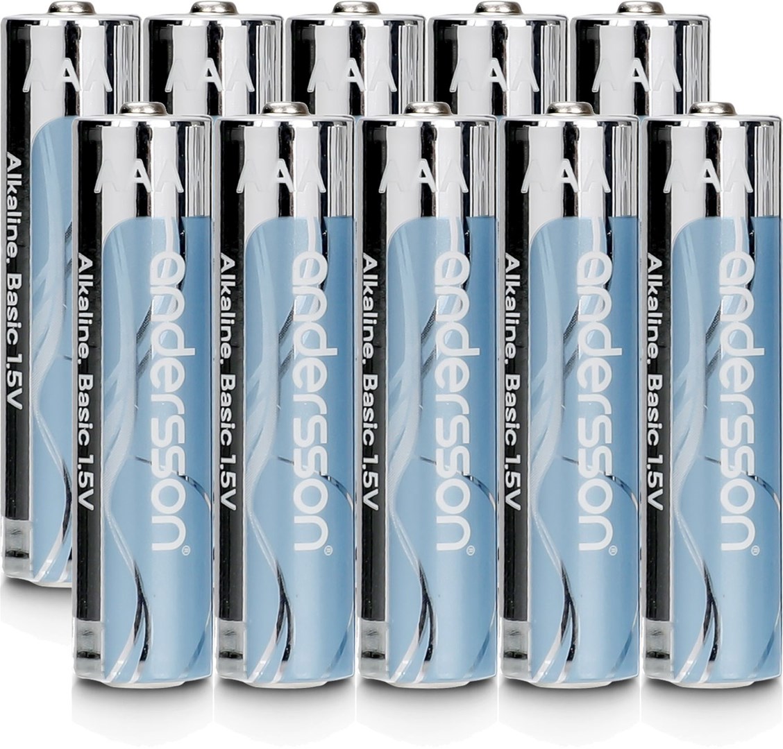 Andersson 10-pack alkaliska AAA-batterier | NetOnNet