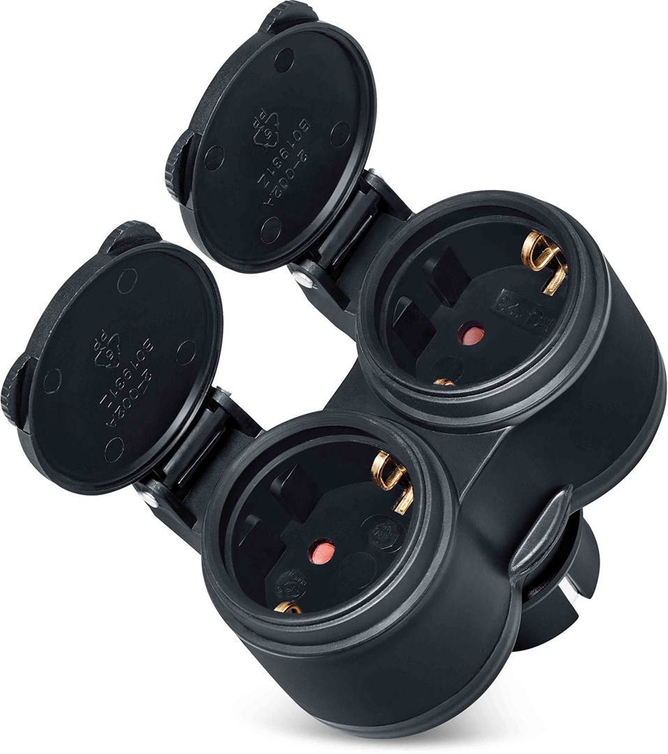 Andersson Splitter Plug 2 way, Outdoor, Grounde... | NetOnNet