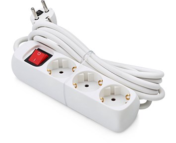 ON Extension lead 3-way grounded with switch, 3... | NetOnNet
