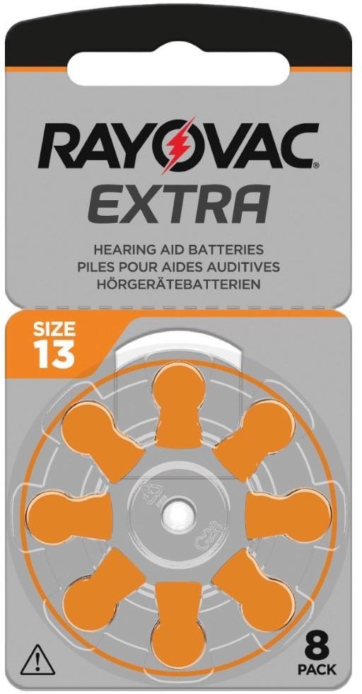 Rayovac Extra 13 orange, 8-pack | NetOnNet