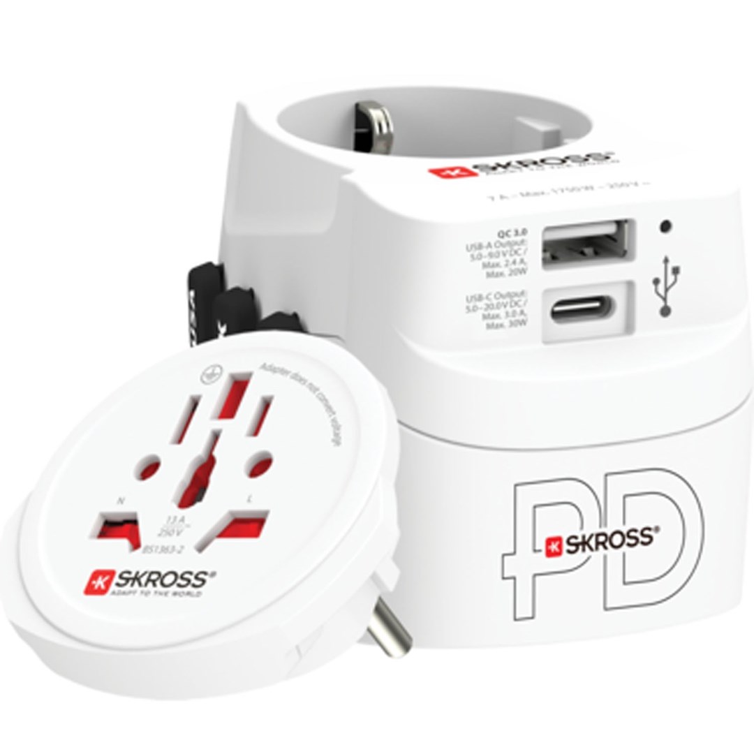 SKROSS Worldwide multi travel adapter including... | NetOnNet