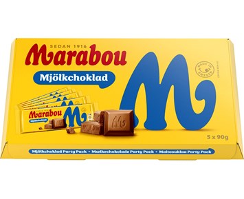 Marabou Marabou Partypack Mjölkchoklad 5-pack | NetOnNet