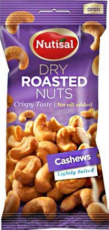 Nutisal Nuts Cashew Light Salted 60g | NetOnNet