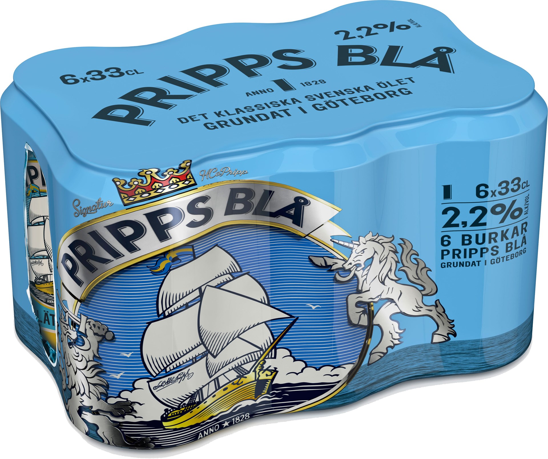 Pripps Blå Öl 2,2% 6-pack | NetOnNet