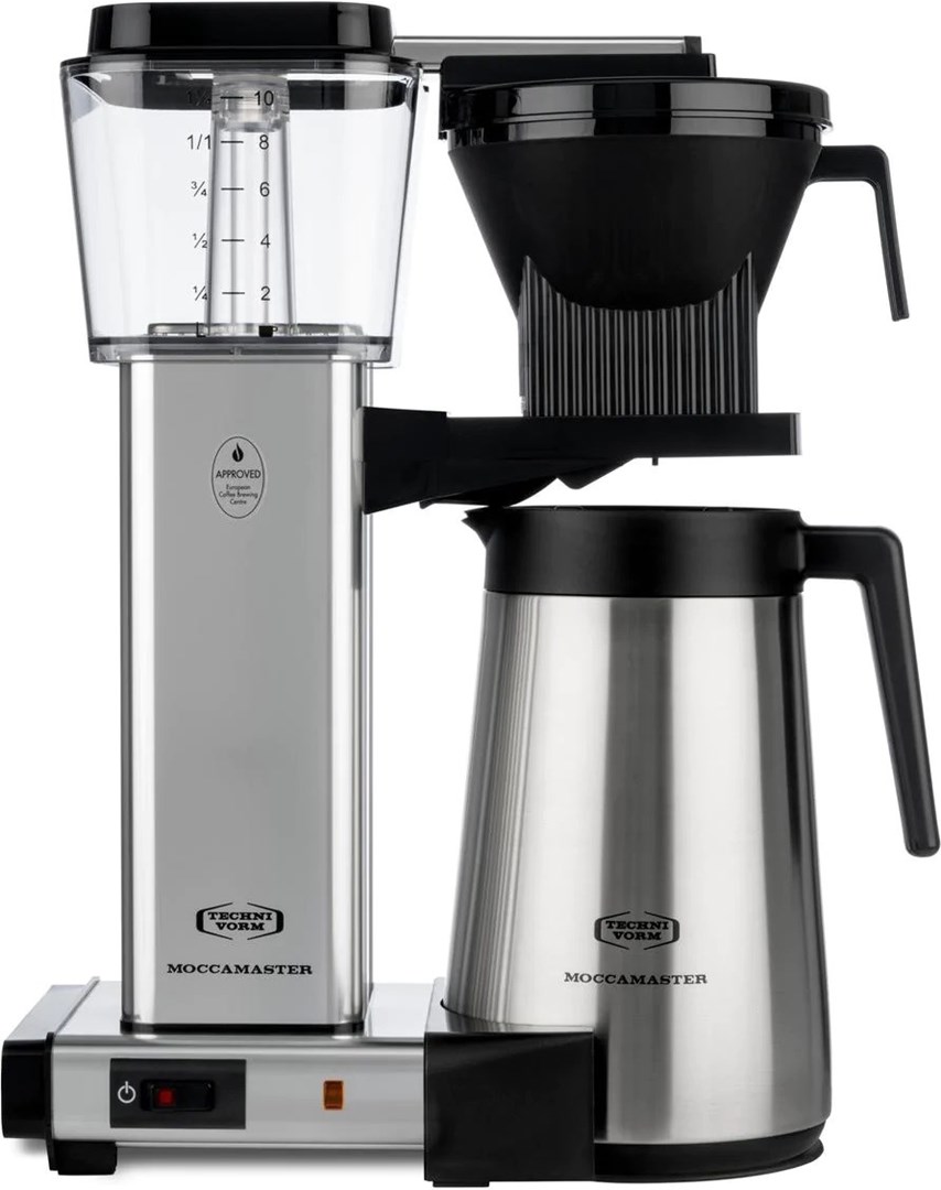 Moccamaster Automatic Thermo Polished Silver | NetOnNet