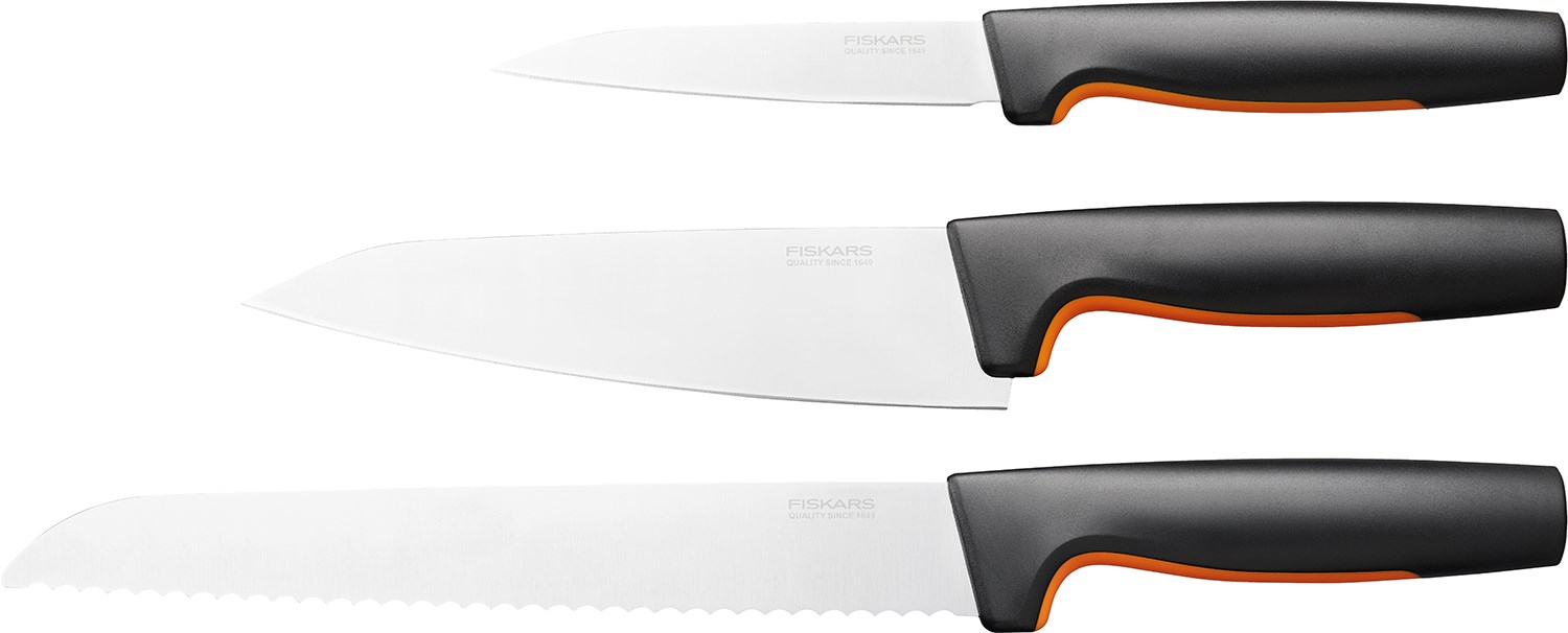 Fiskars FF knivset, 3 delar | NetOnNet