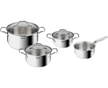 Tefal Intuition 7 pcs set Stainless steel | NetOnNet