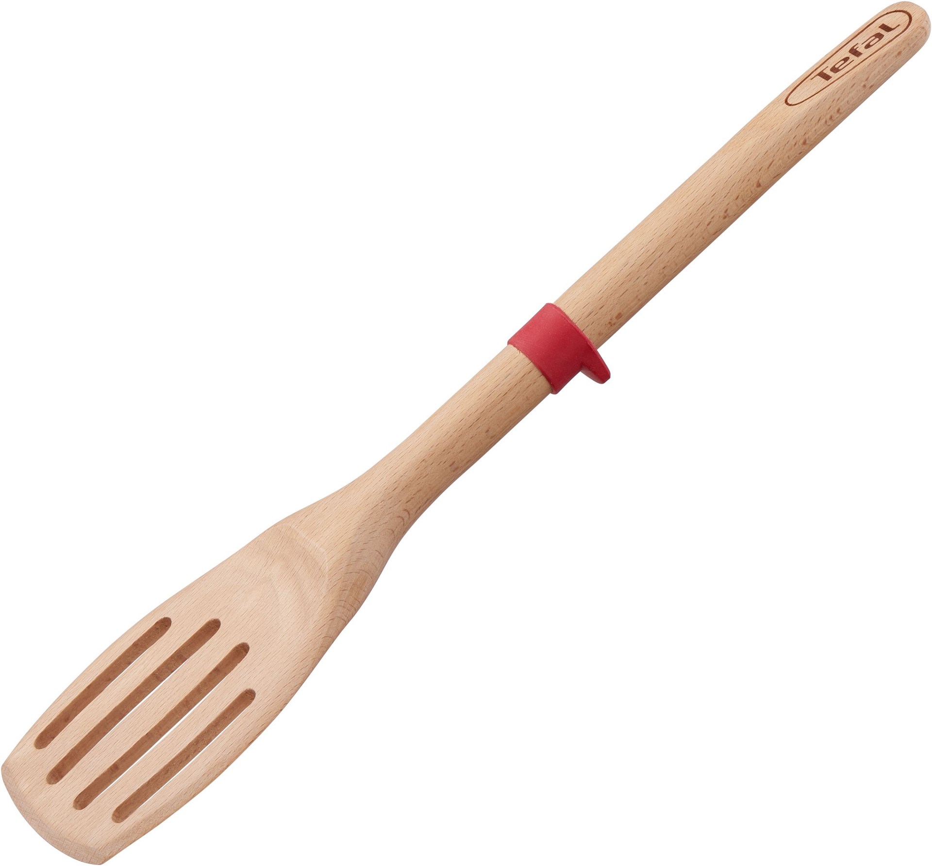 Tefal Ingenio Wood Slotted angle spatula | NetOnNet