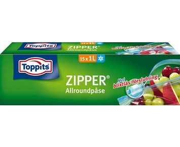 Toppits Zipper bag 1 liter | NetOnNet
