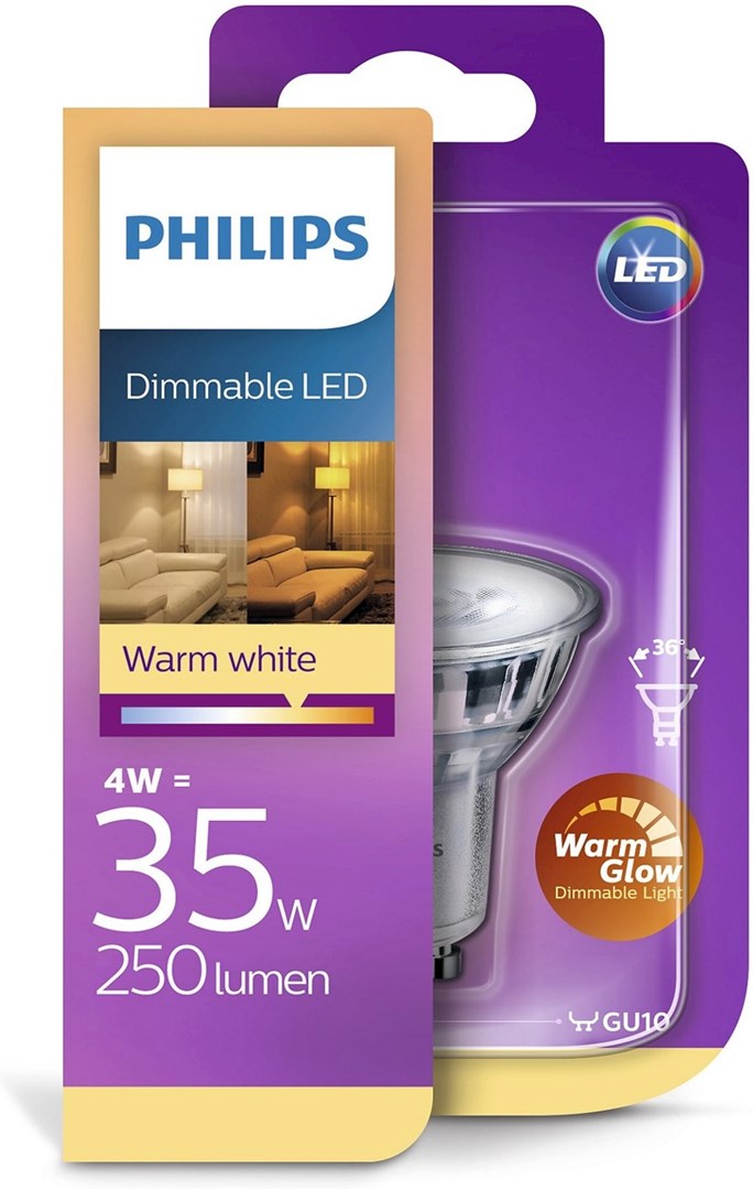 Philips LED CLA 35W GU10 C90 WW 36D WGD SRT4 | NetOnNet