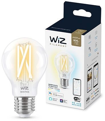 WIZ Wi-Fi TW/6.7W A60 CL 927-65 E27 6/1PF | NetOnNet