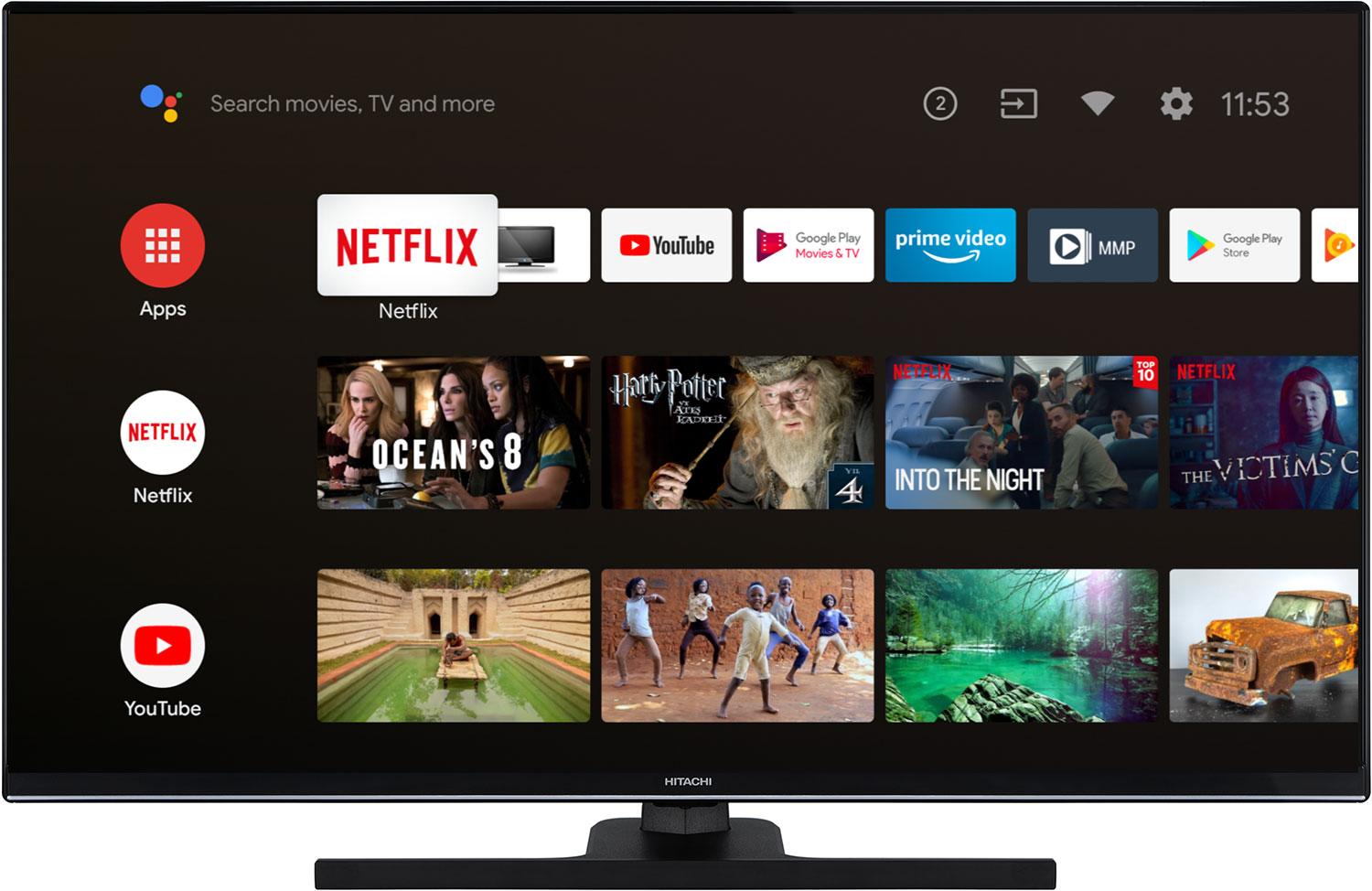 Hitachi 32HAK4250 - 32" Smart-TV med Android TV