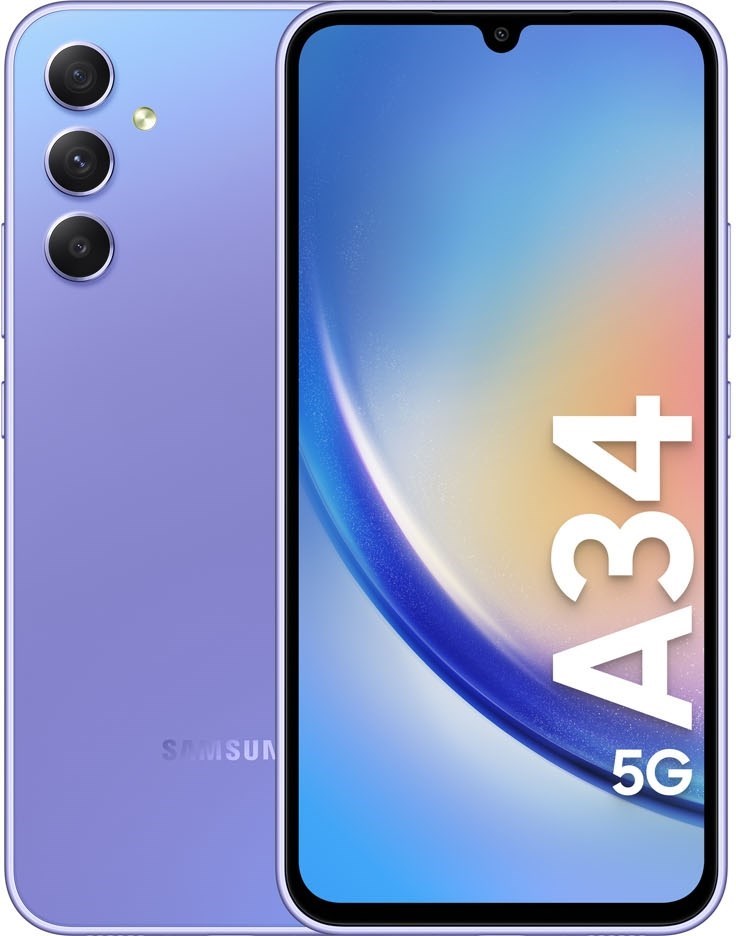 Samsung Galaxy A34 5G 128GB Light Violet | NetOnNet