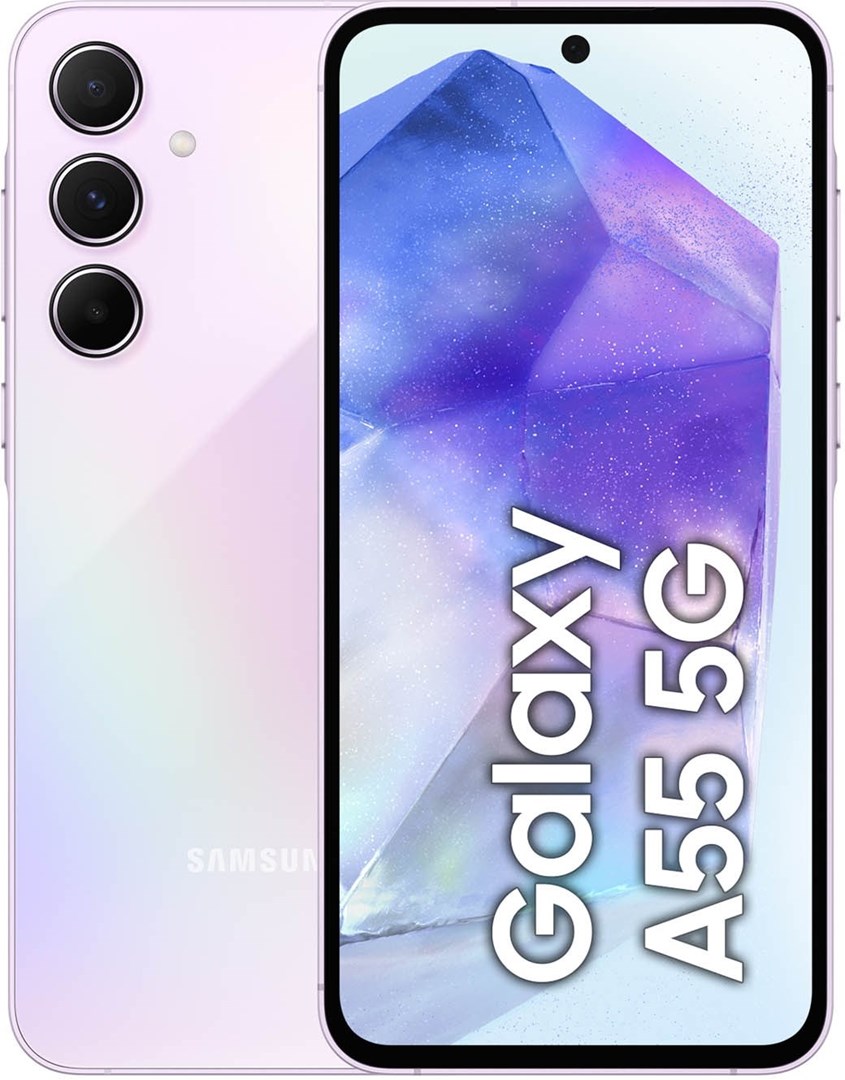 Samsung Galaxy A55 5G 128GB Light Violet | NetOnNet