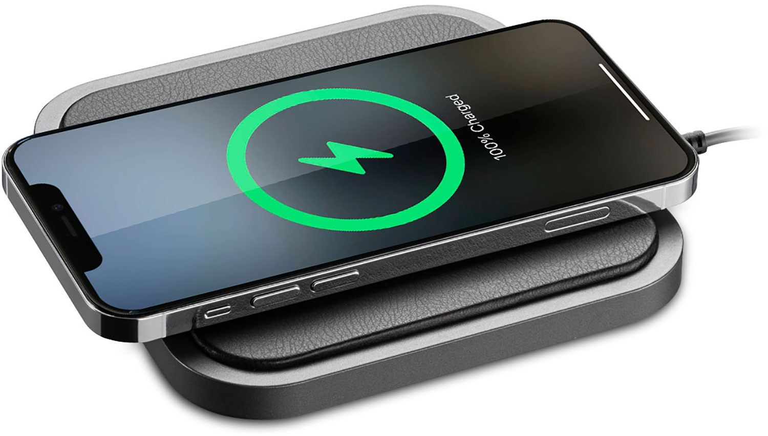 Andersson Square wireless charger PU 15W Black | NetOnNet
