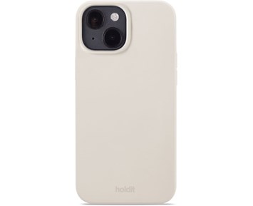 Holdit Silicone Case iPhone 14 - Light Beige | NetOnNet