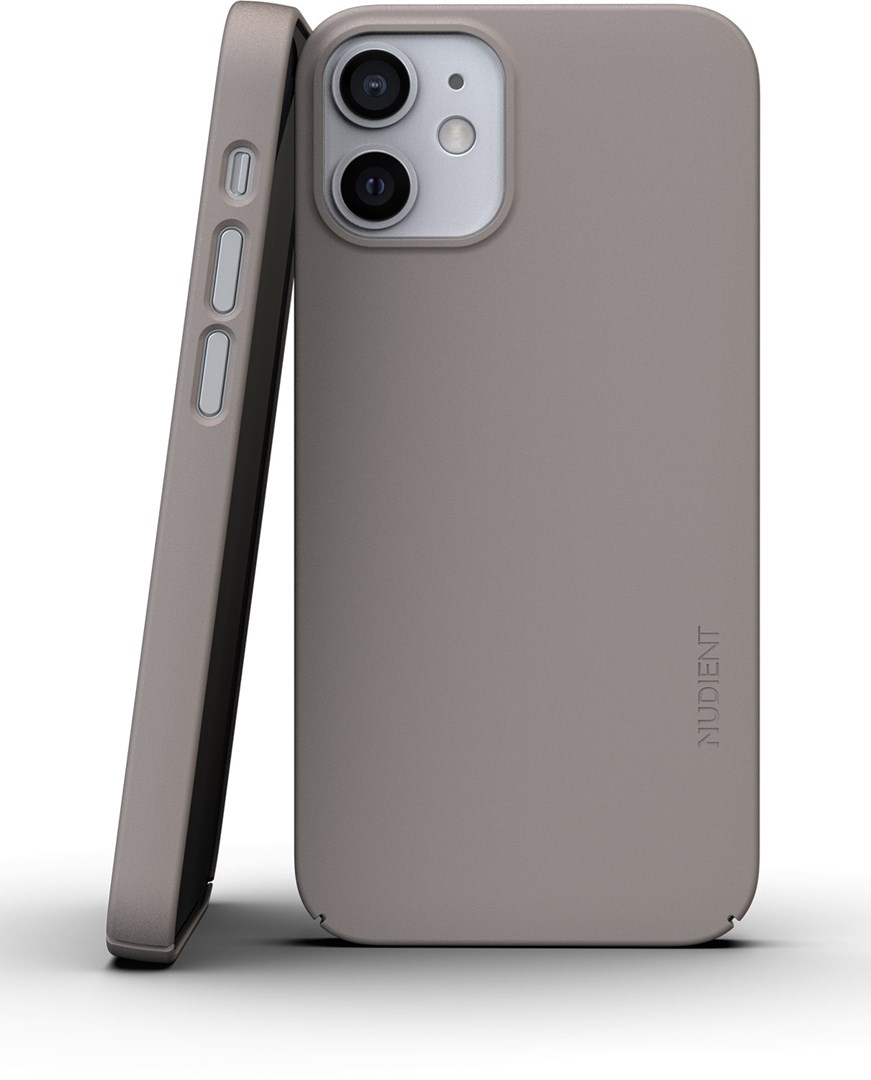 Nudient Thin iPhone 12 Mini Case V3 Clay Beige | NetOnNet