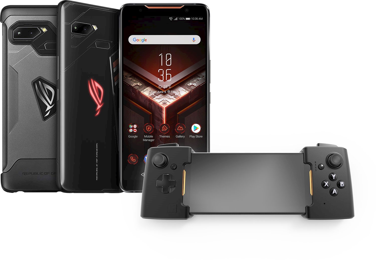 ASUS ROG Phone / Game Bundle - Gamingmobil med Snapdragon™ 845 och Gamevice