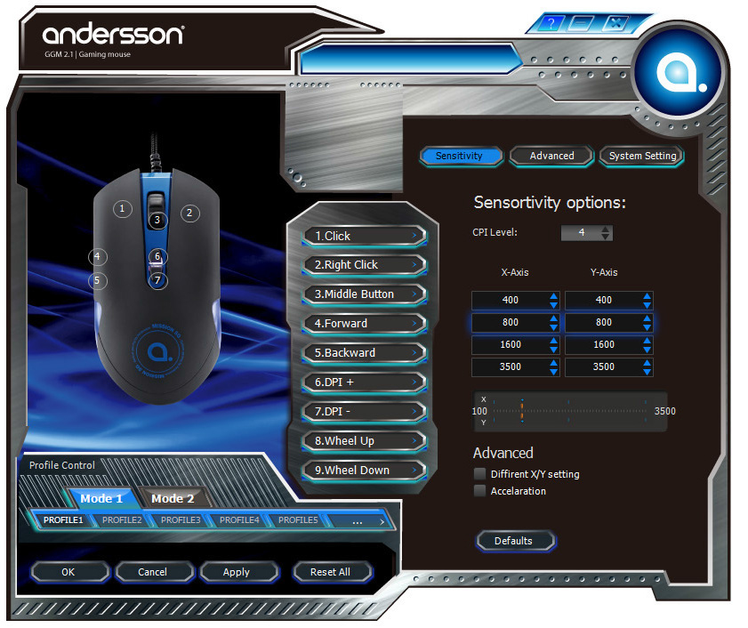 Mission SG GGM 2.1 Optical Gaming Mouse | NetOnNet